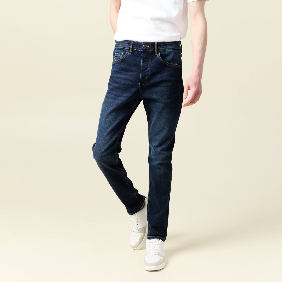 Jeans skinny tapered denim brut homme | Bonobo