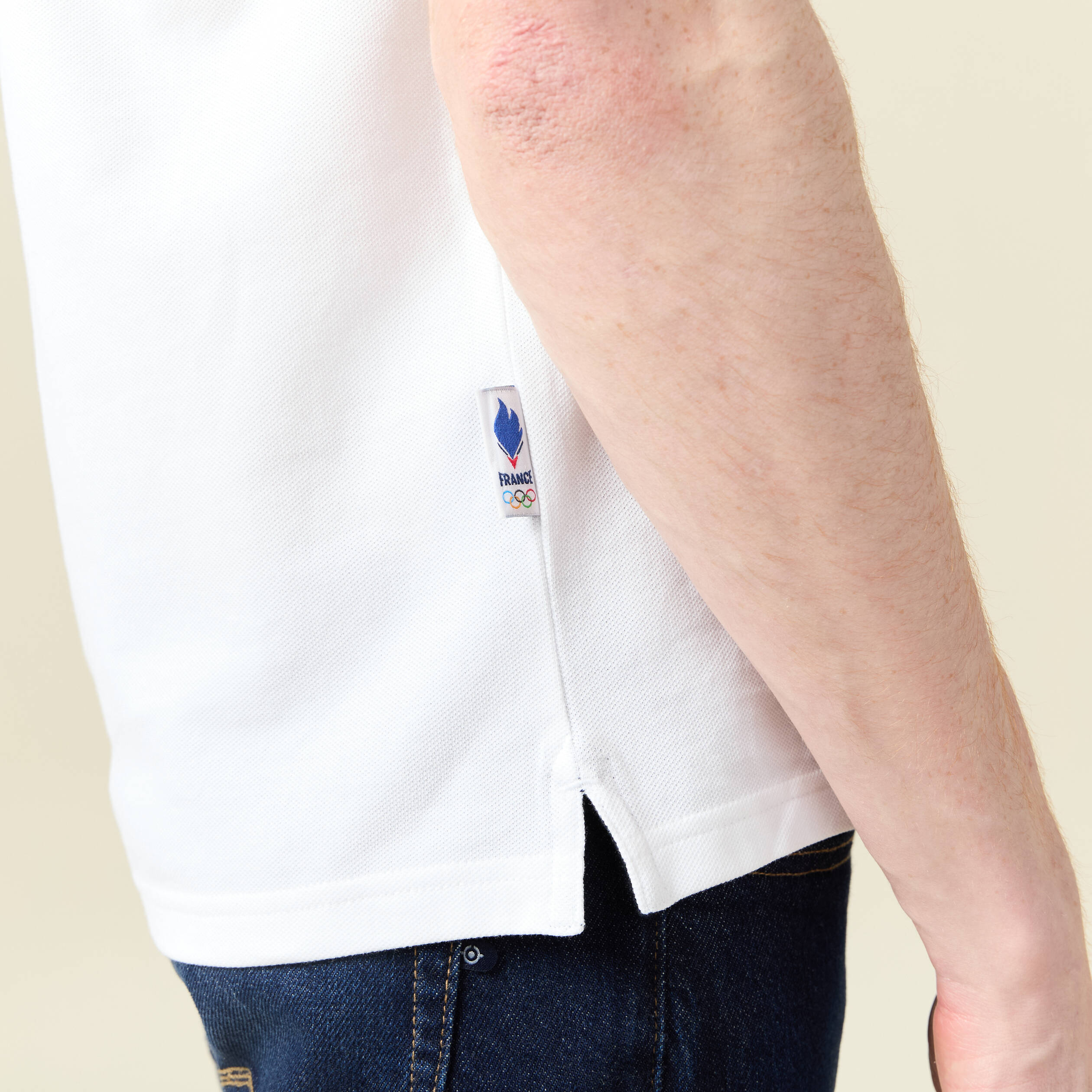 Polo manches courtes blanc homme | Bonobo