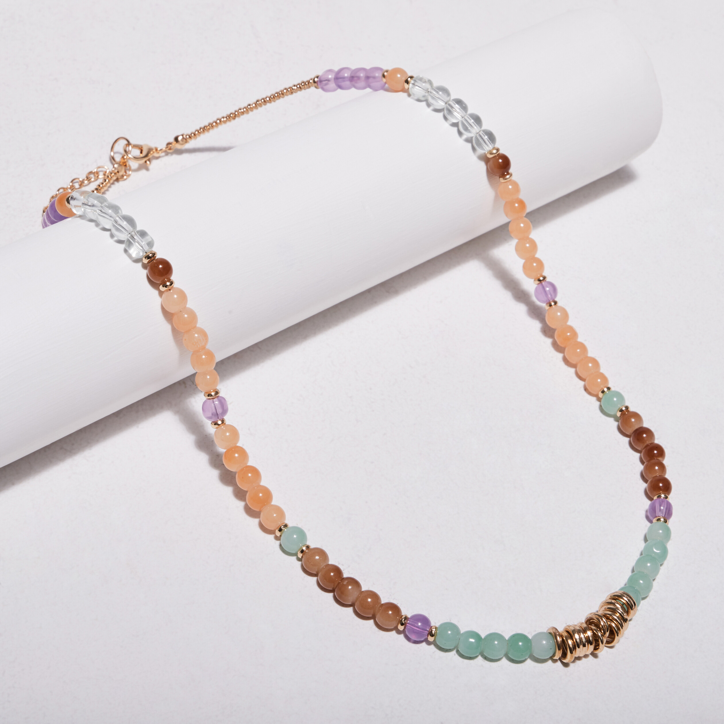 Collier avec perles rose clair femme | Bonobo